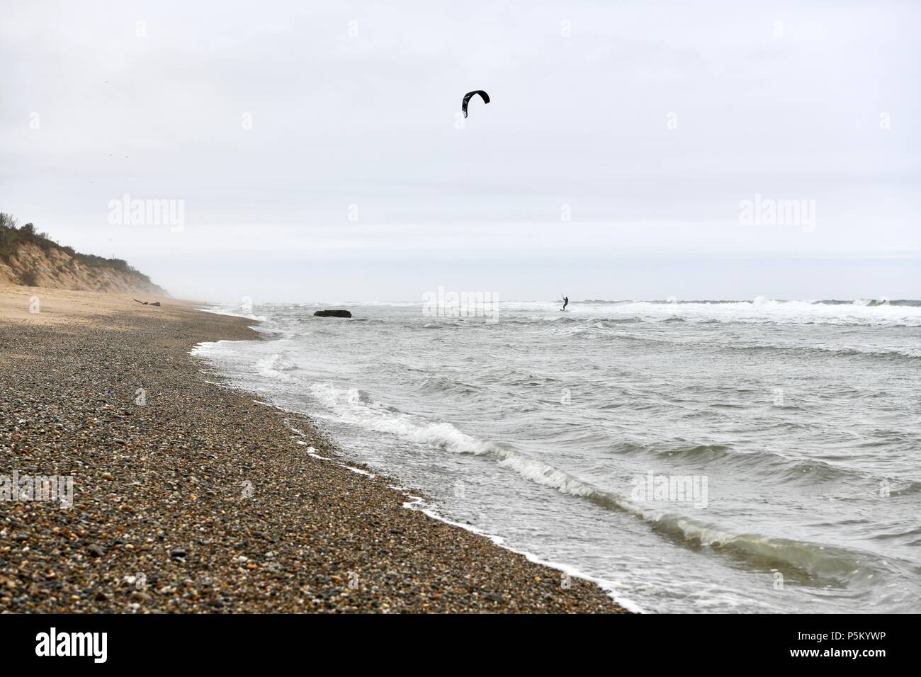 The Cape Cod National seashore viewed from Nauset Beach, Massachusetts ...