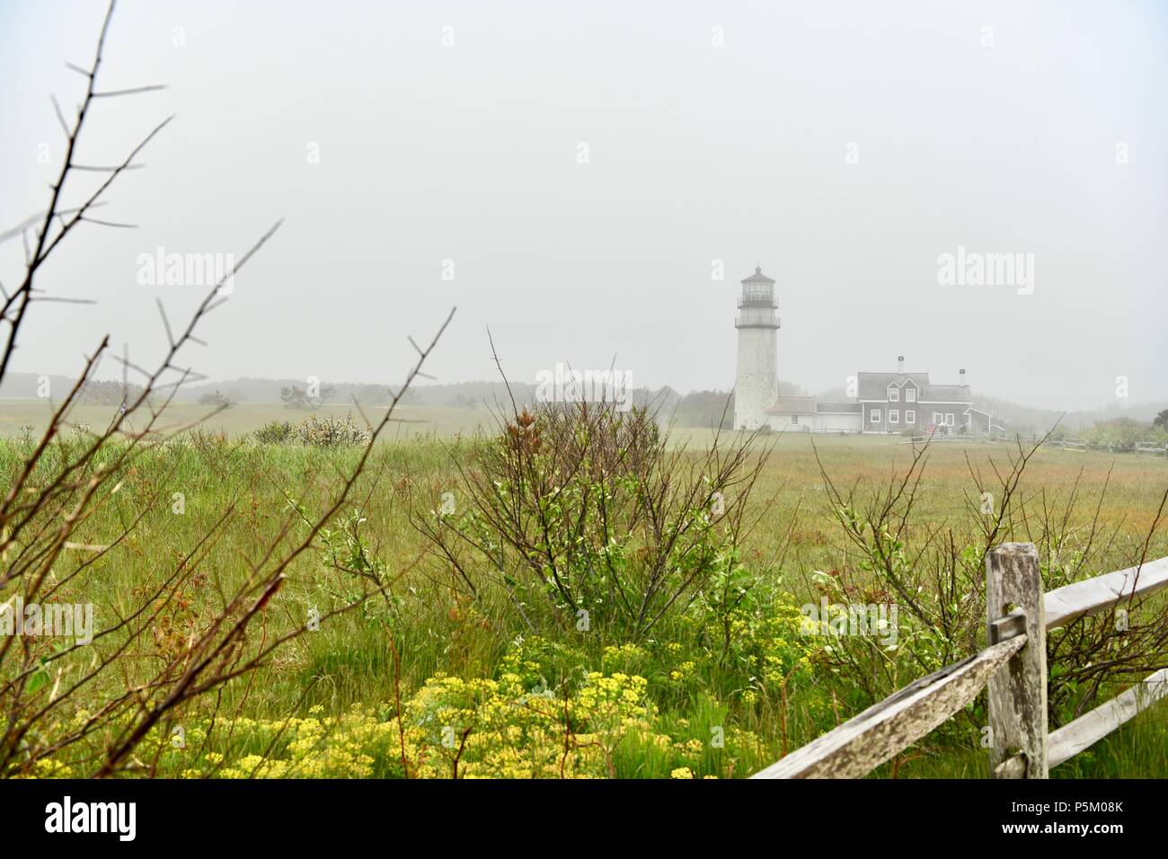 Highland Light, also know as Cape Cod Lighthouse in North Truro ...