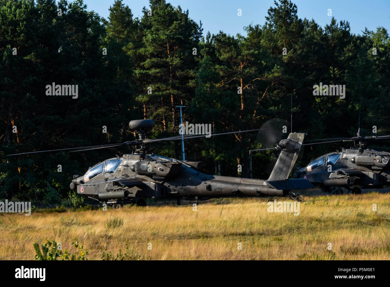 U.S. Soldiers with the 12th Combat Aviation Brigade (12 CAB) prepare ...