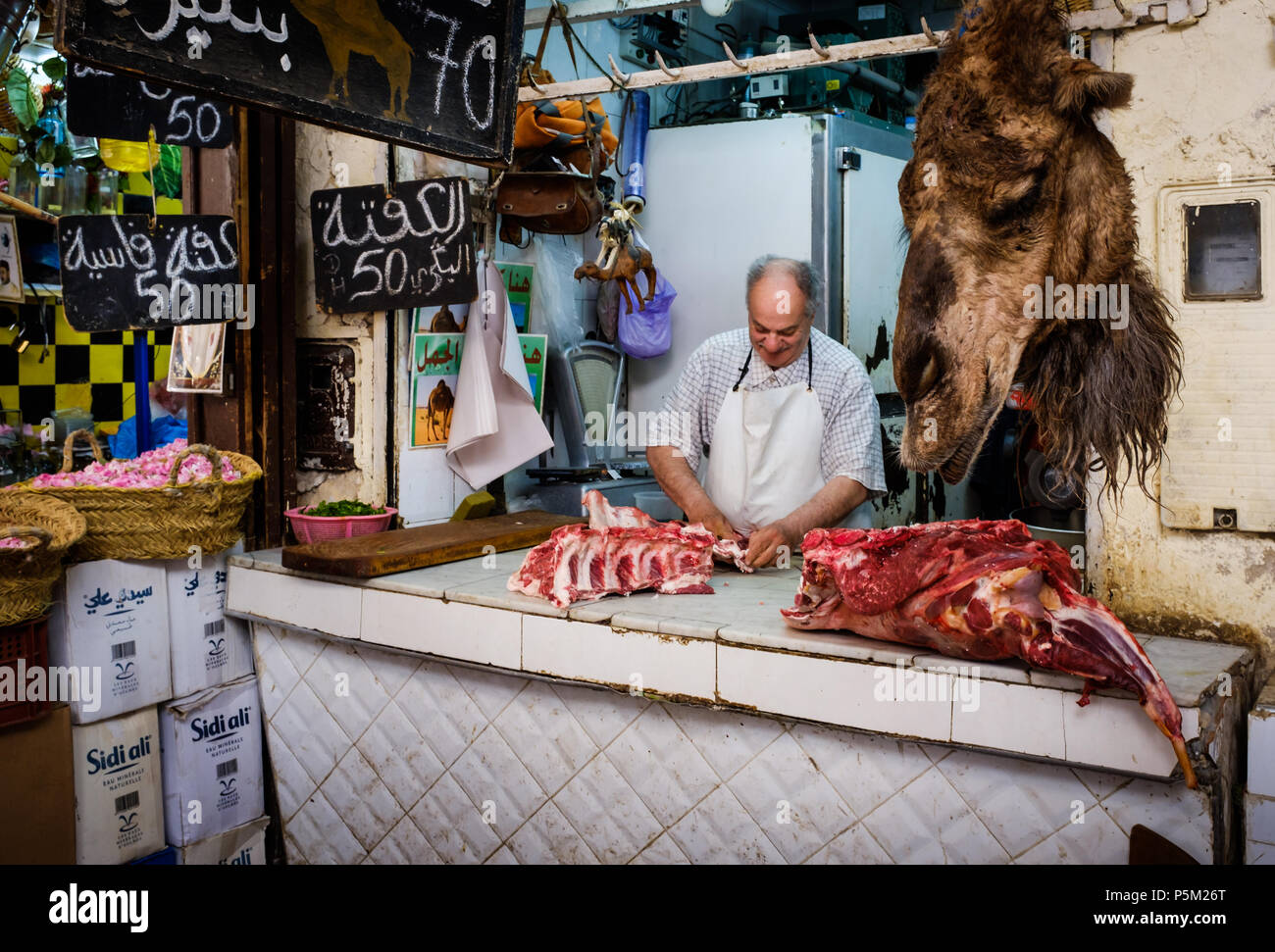 Meat seller hi-res stock photography and images - Alamy