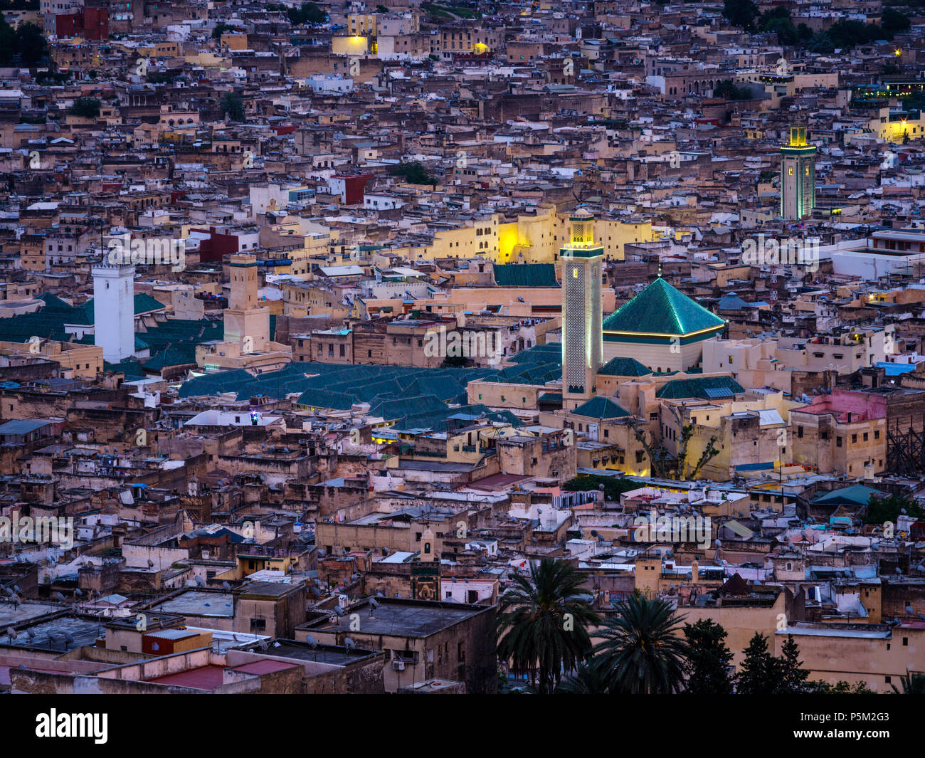 Medina fez aerial hi-res stock photography and images - Alamy