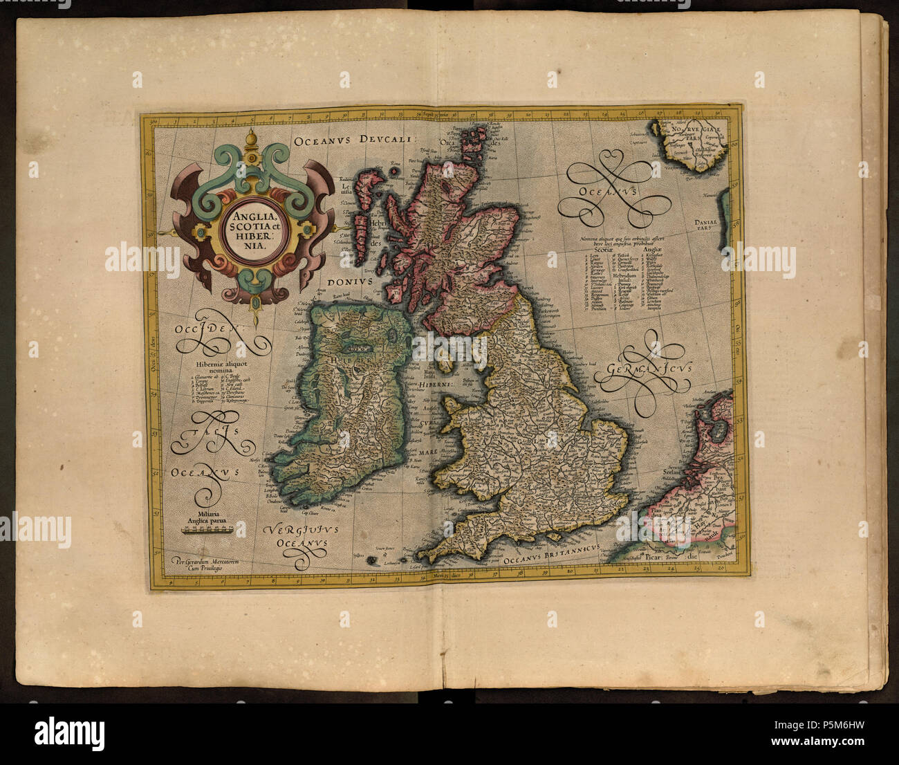 Mercator hondius map hi-res stock photography and images - Alamy