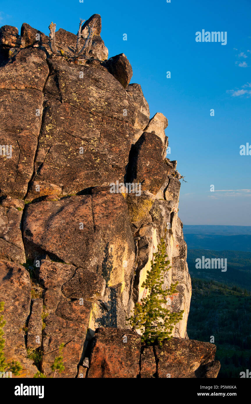 Ridgeline monolith from The Lakes Lookout Trail, Elkhorn National ...
