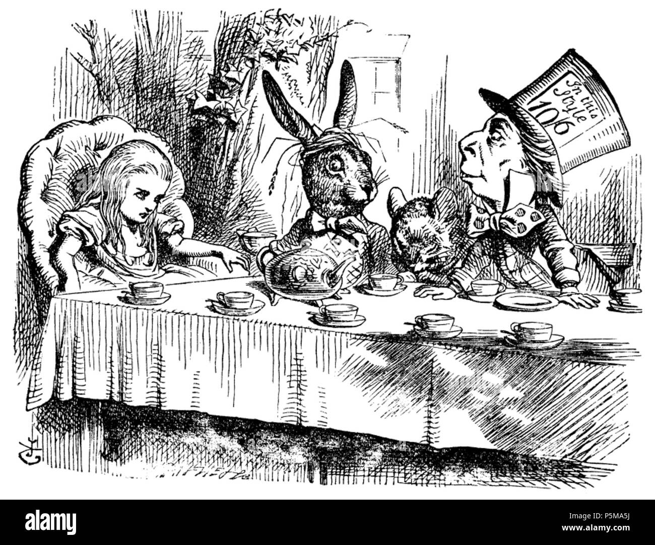 85 Alice par John Tenniel 25 Stock Photo - Alamy