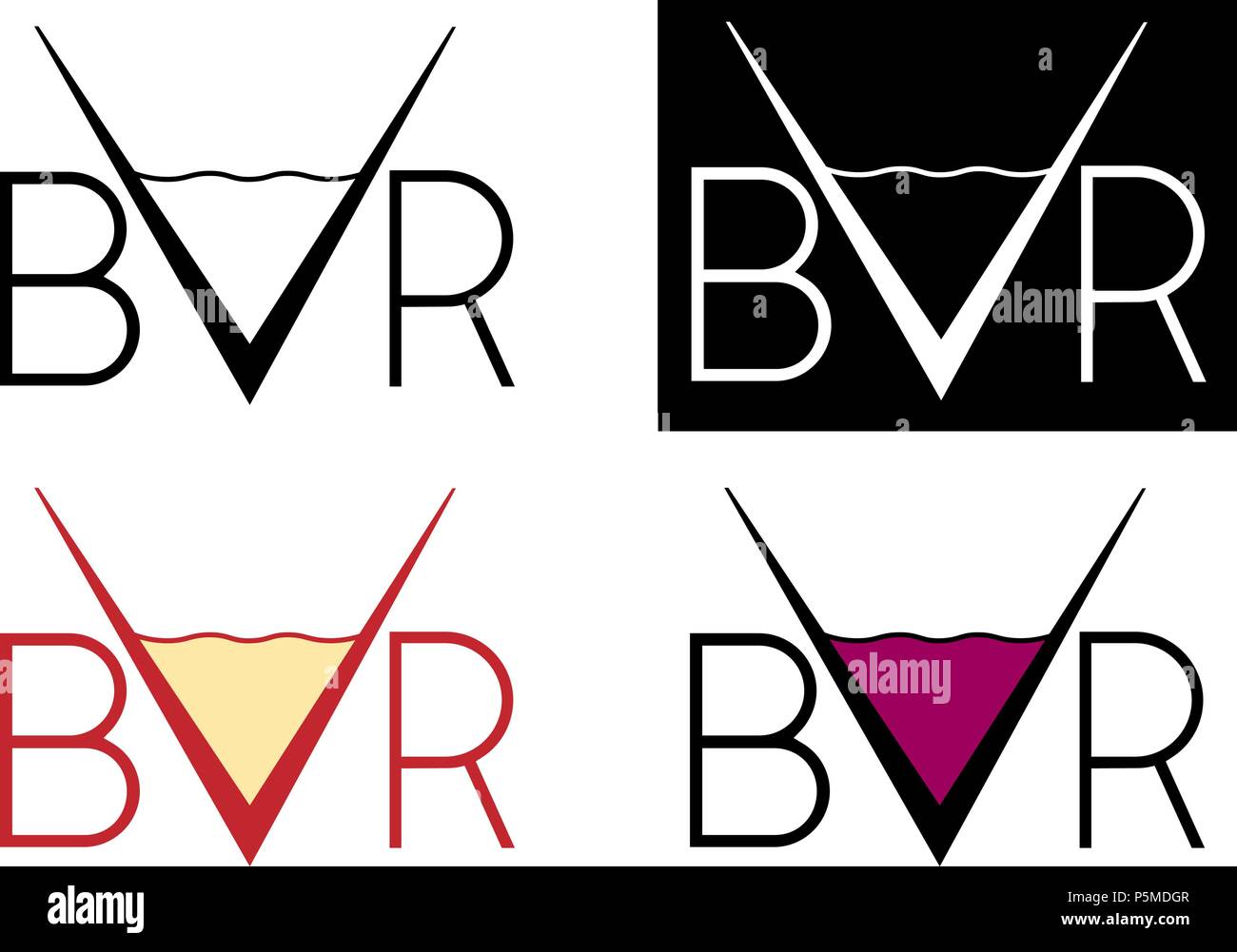 Minimalist line art glass hi-res stock photography and images - Alamy