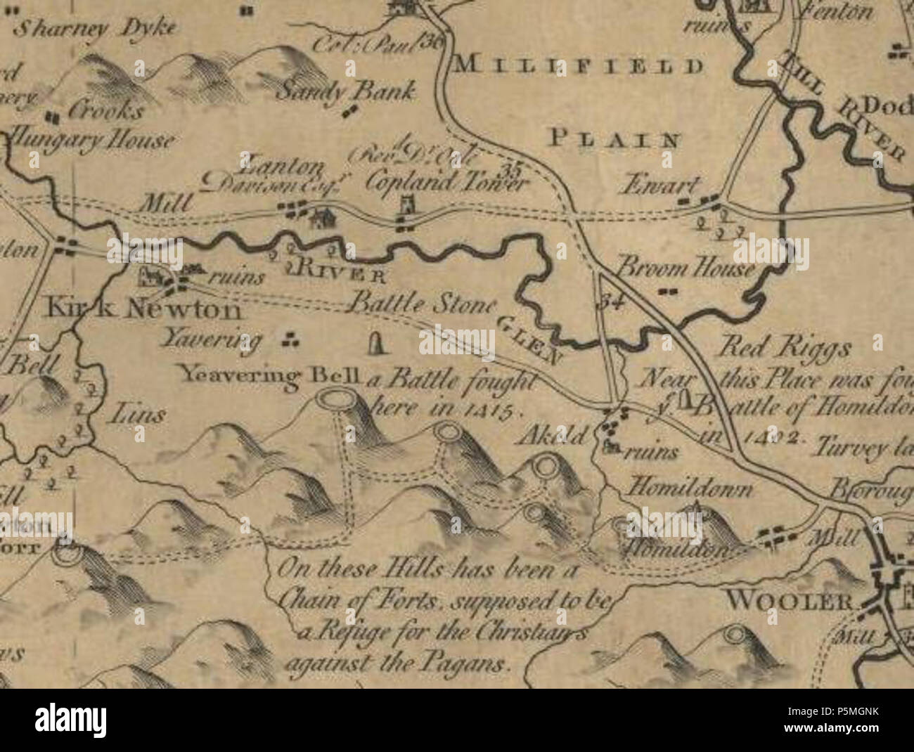 N/A. English: A detail from Armstrong's 1769 map of Northumberland ...