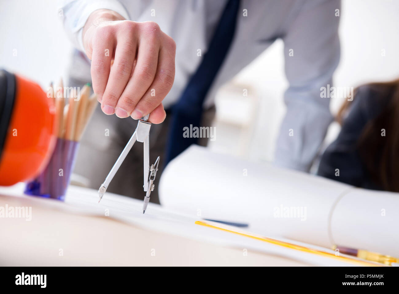 Engineers working on new project Stock Photo - Alamy