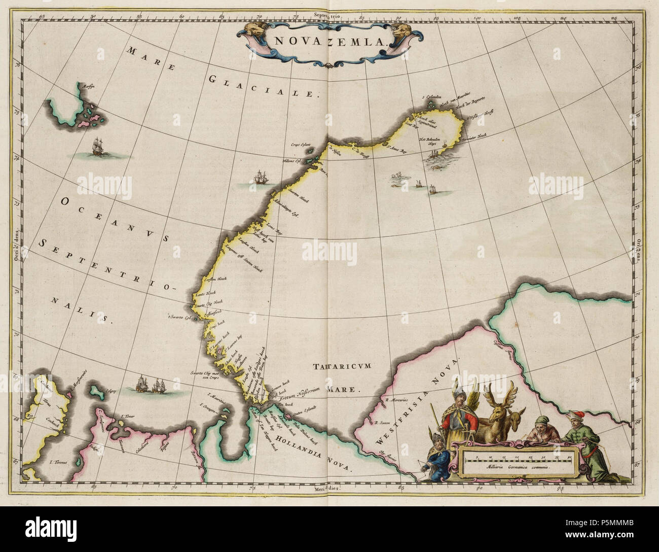 Novaya zemlya map hi-res stock photography and images - Alamy