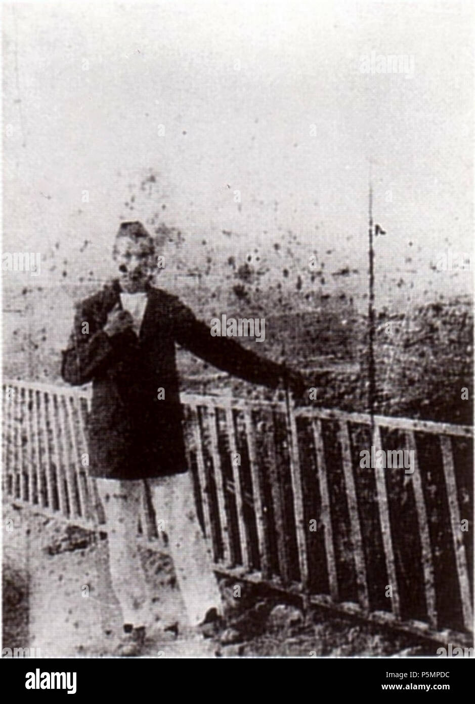 154 Autoportrait de Rimbaud à Harar en 1883 Stock Photo - Alamy