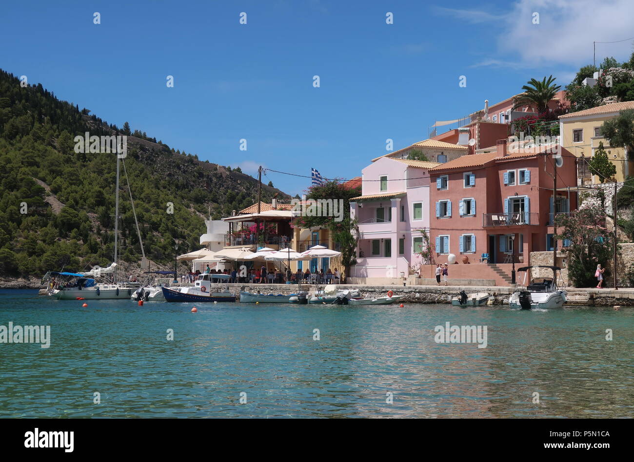 Assos village in Kefalonia, Greece Stock Photo - Alamy