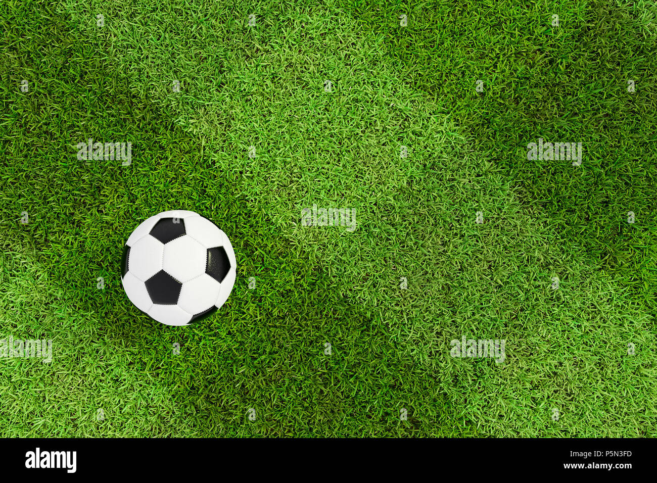 soccer field and ball top view background - Checkered Texture Stock ...