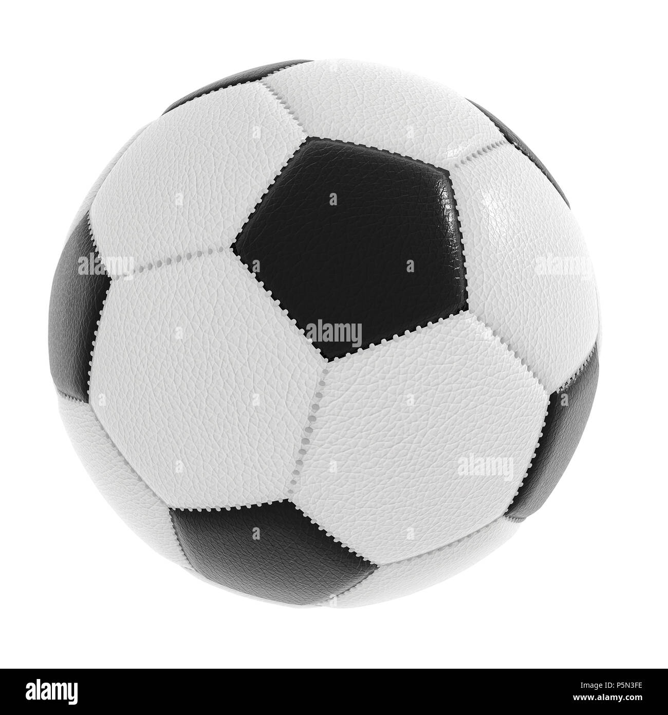 Soccer ball isolated on white with clipping path included Stock Photo ...