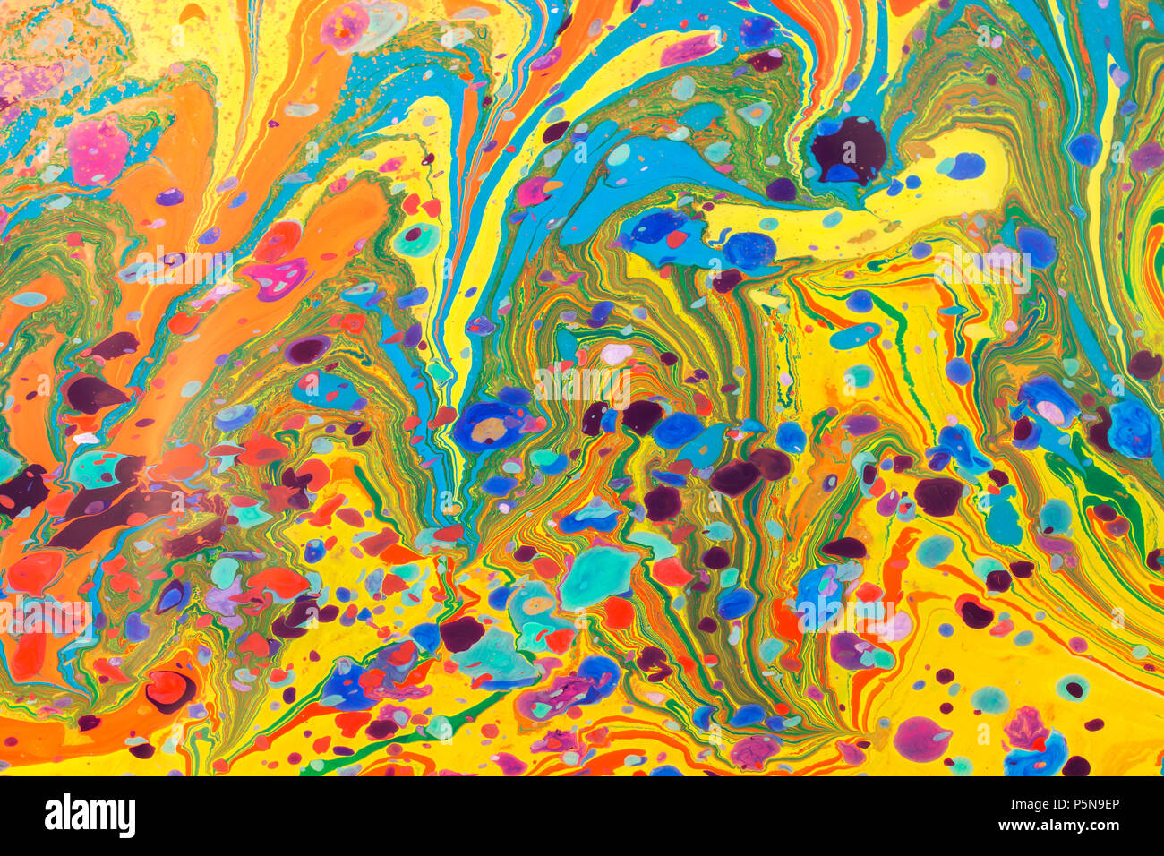 Traditional marbling artwork patterns as colorful abstract background ...