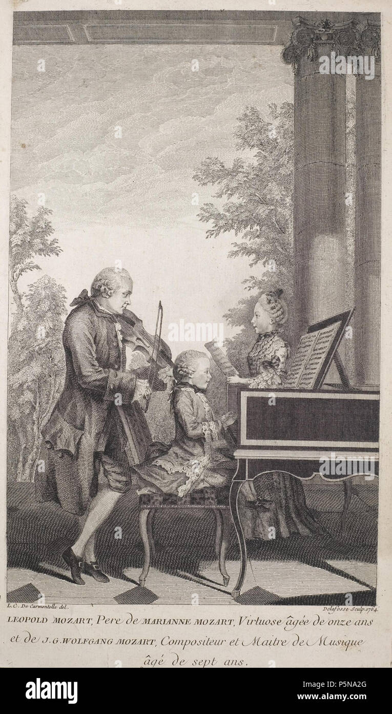 Wolfgang amadeus mozart leopold hi-res stock photography and images - Alamy