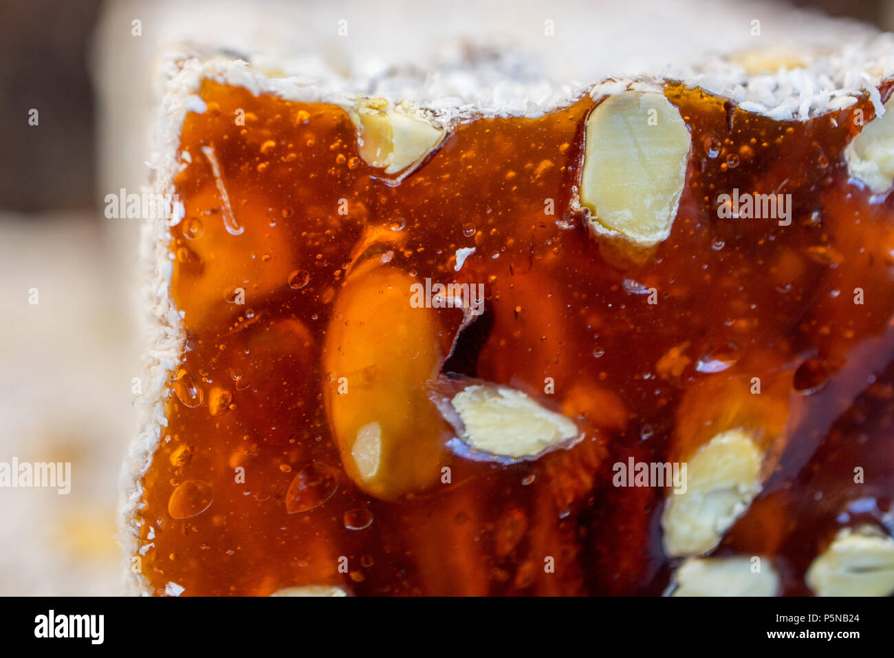Turkish delight sweets made in Traditional style Stock Photo - Alamy
