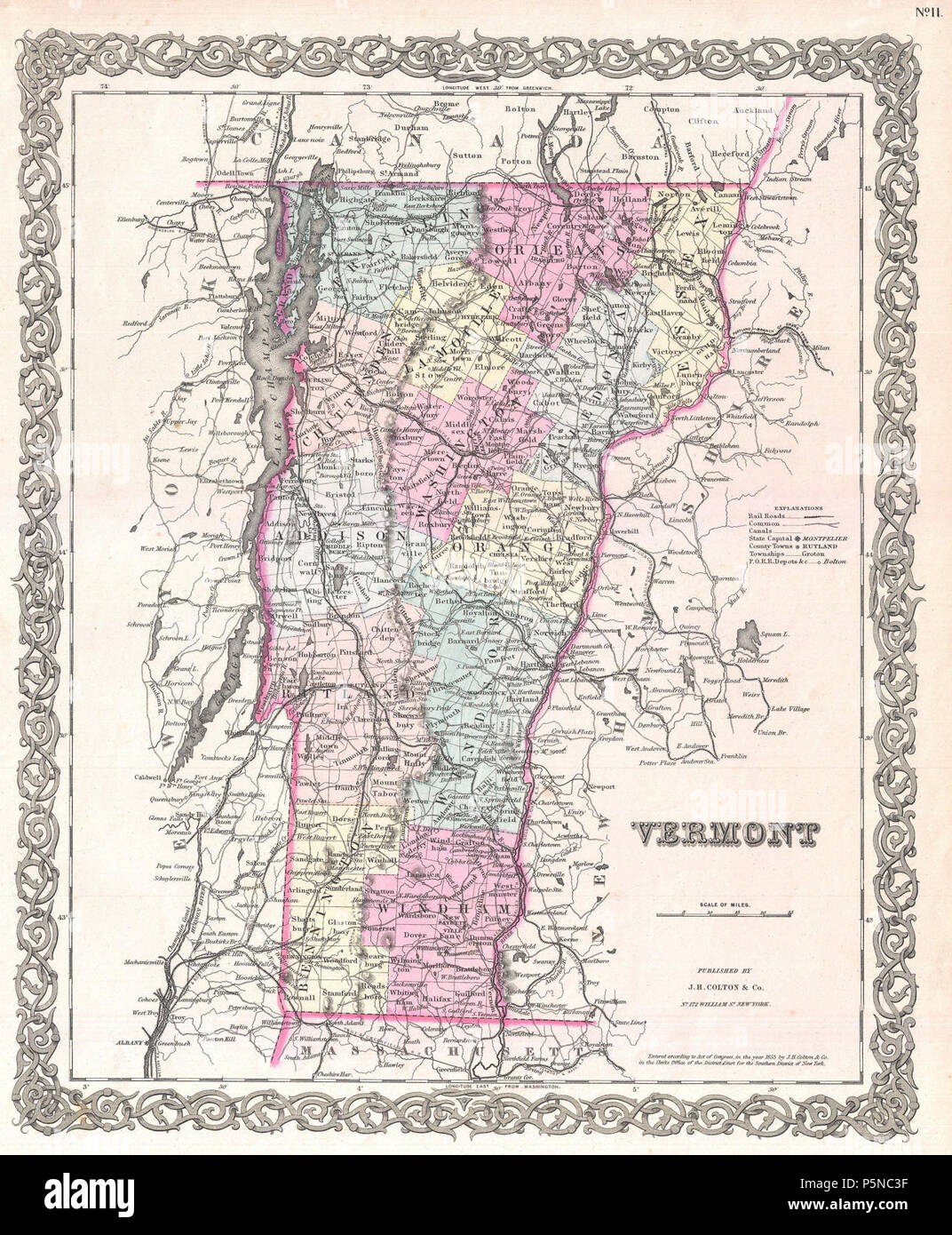 Colton map hi-res stock photography and images - Alamy
