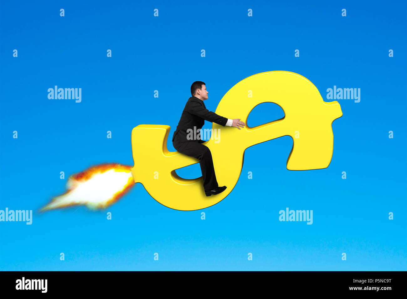 Rocket dollar sign hi-res stock photography and images - Alamy