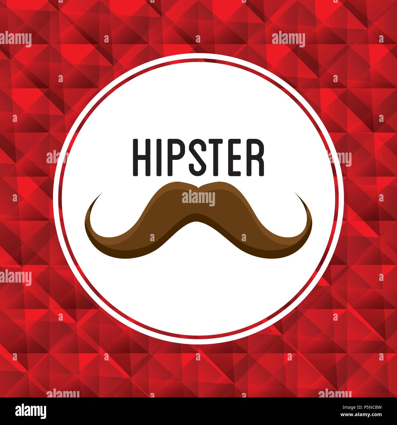 mustache style hipster poster Stock Vector Image & Art - Alamy