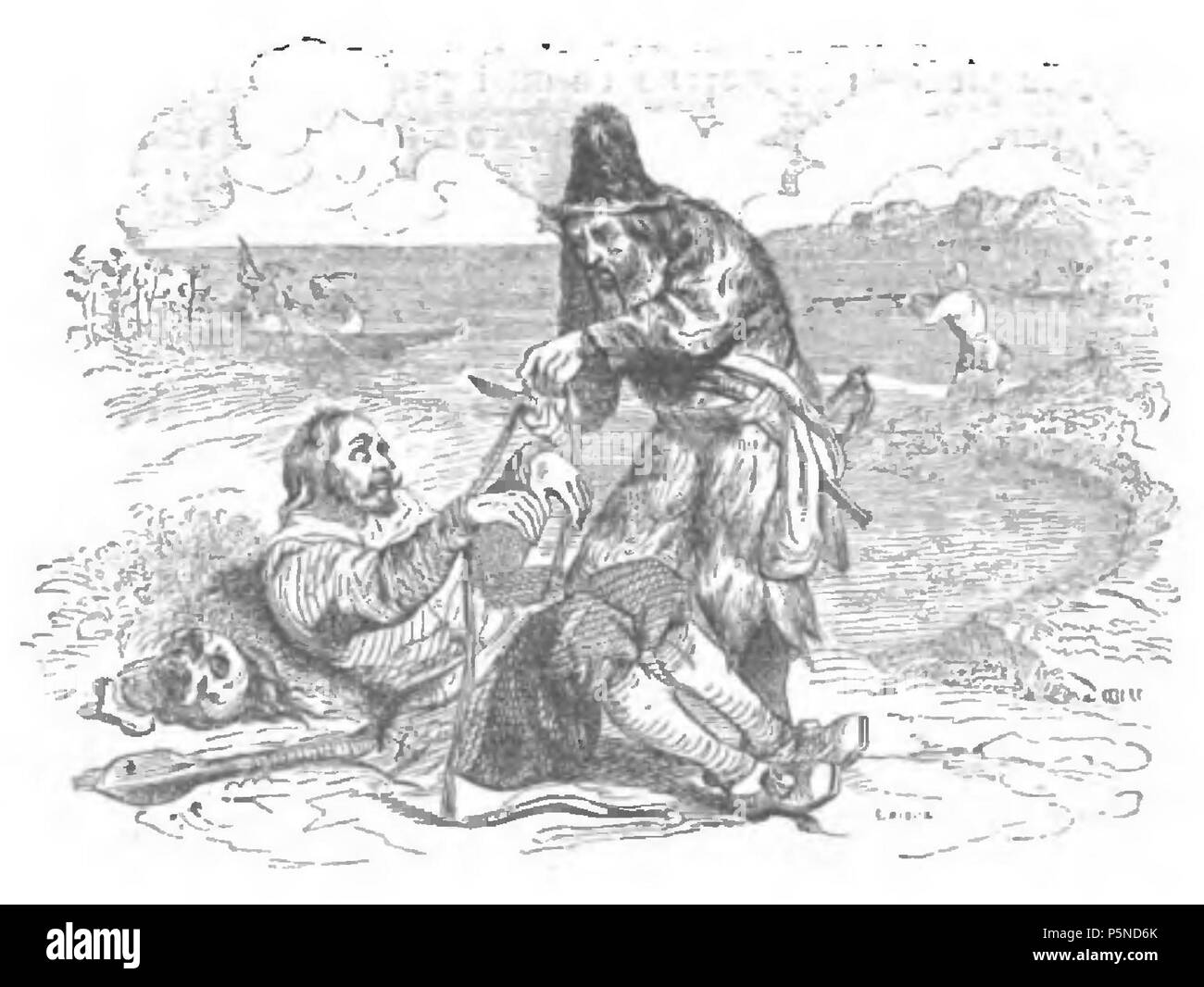 Daniel defoe robinson crusoe Cut Out Stock Images & Pictures - Alamy