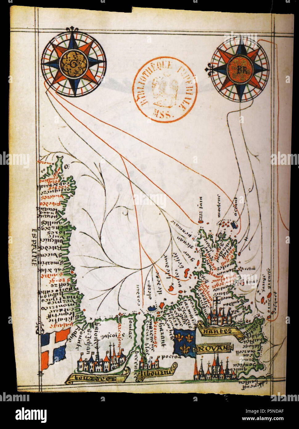 Carte de france 16th century hi-res stock photography and images - Alamy
