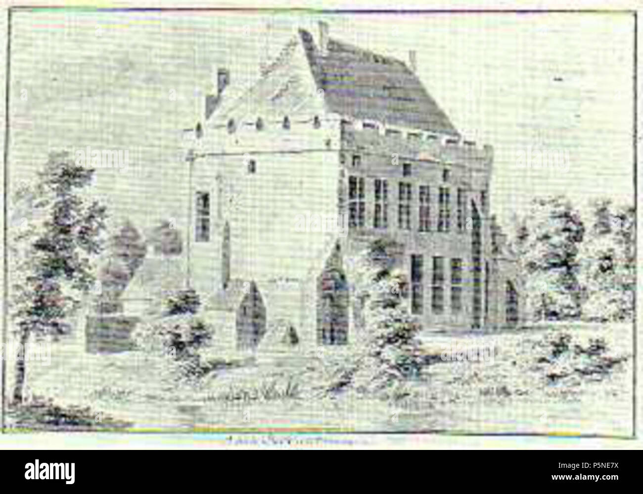 N/A. English: The back of castle Buckhorst Nederlands: De achterkant ...