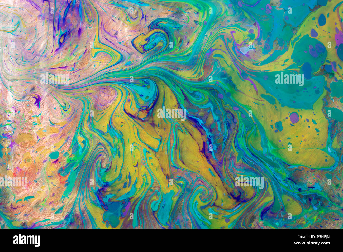 Traditional marbling artwork patterns as colorful abstract background ...