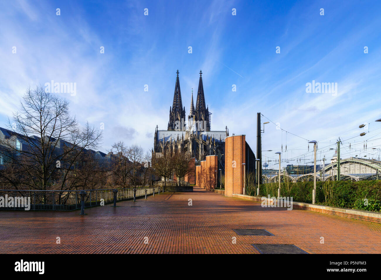Cologne Cathedral. World Heritage - a Roman Catholic Gothic cathedral ...
