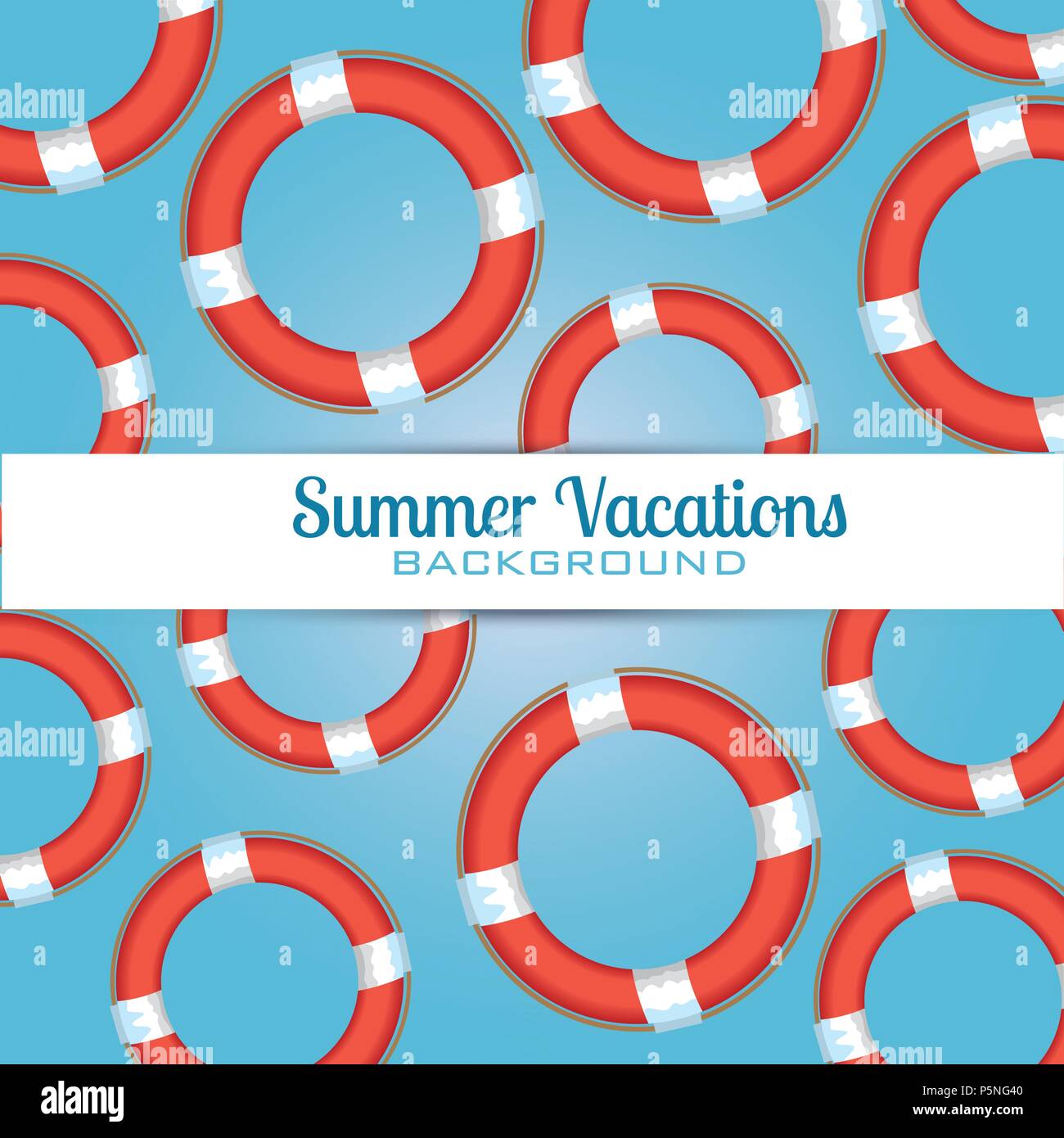 summer holidays with floats pattern Stock Vector Image & Art - Alamy
