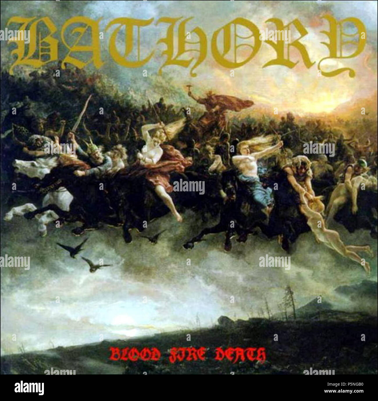 N/A. English: Album cover of Blood Fire Death . 1988. Peter Nicolai ...