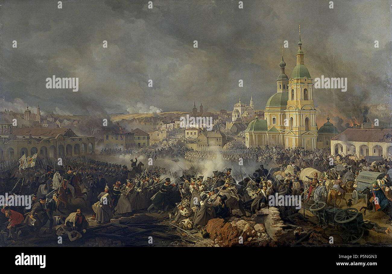 Battle of Vyazma 1812. N/A 177 Battle vyazma Stock Photo - Alamy
