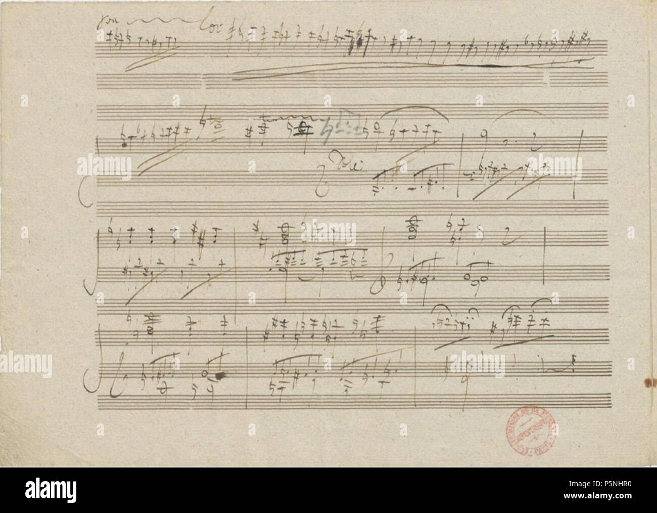 Beethoven score hi-res stock photography and images - Alamy