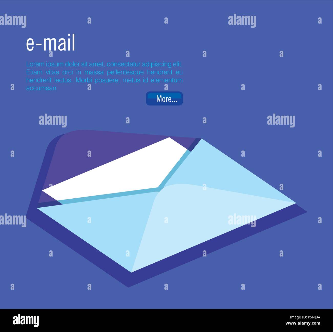isometric envelope digital technology Stock Vector Image & Art - Alamy
