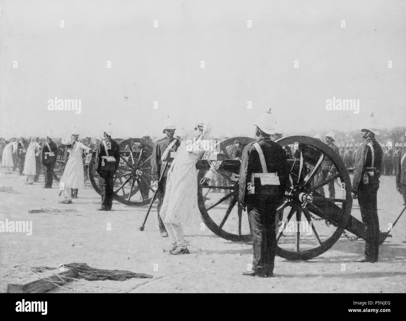 1857 ‘Blowing from Guns in British India‘ Stock Photo - Alamy