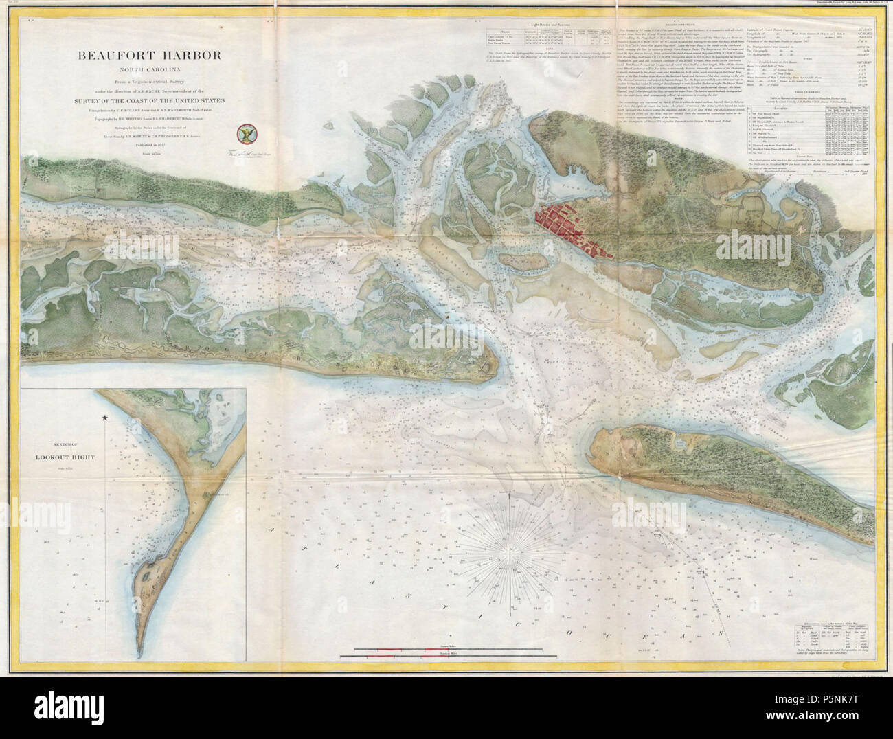Beaufort Inlet Chart Nautical Charts Of Beaufort Sea