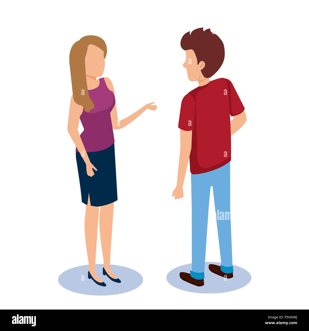 People isometric boy male user hi-res stock photography and images - Alamy