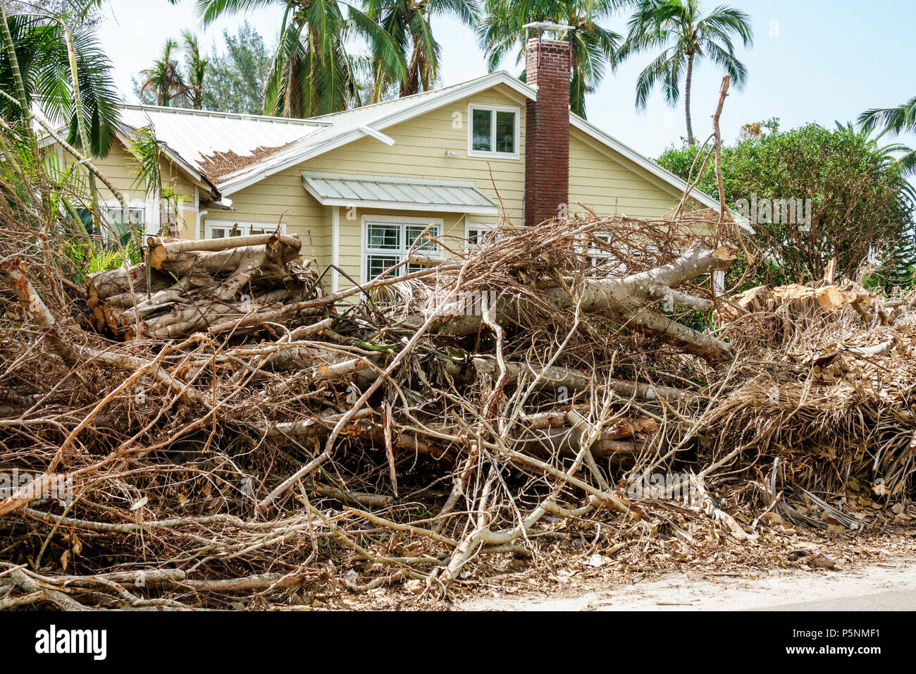 Naples Florida,Crayton Road,Hurricane Irma,wind damage destruction ...