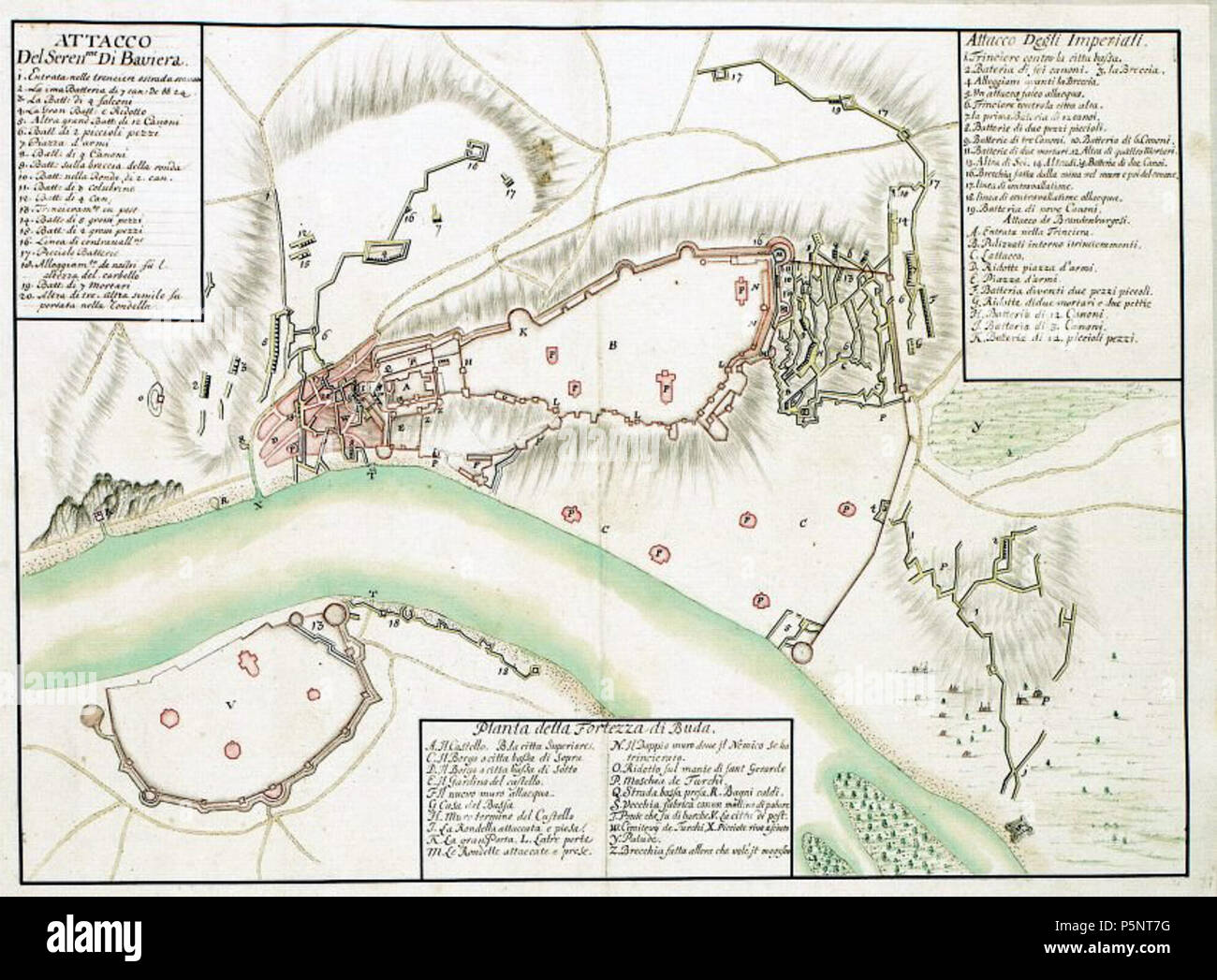 N/A. Plan der Festung von Buda, 1686 . 1686. Unknown 184 ...