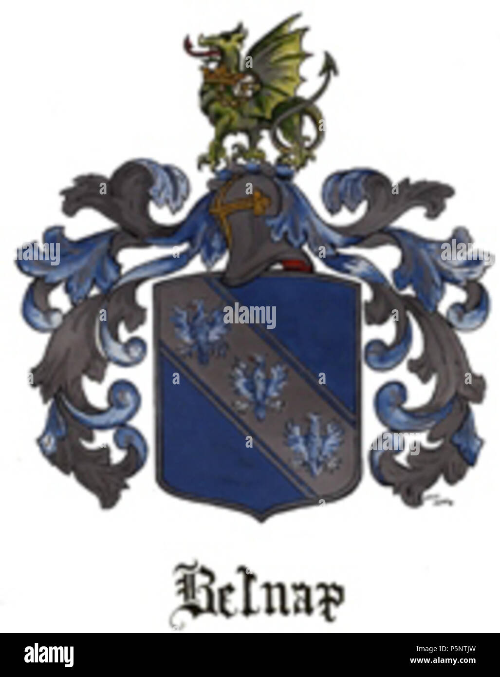 N/A. English: Coat of Arms used by Sir Edward Belknap and other early ...