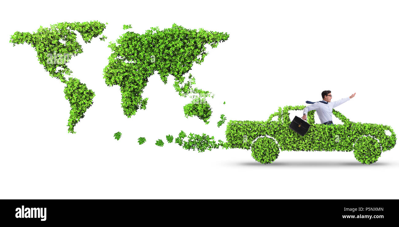 Concept of clean fuel and eco friendly cars Stock Photo - Alamy