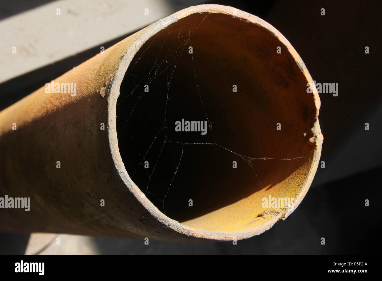 Rusty Steel Pipe Stock Photo - Alamy