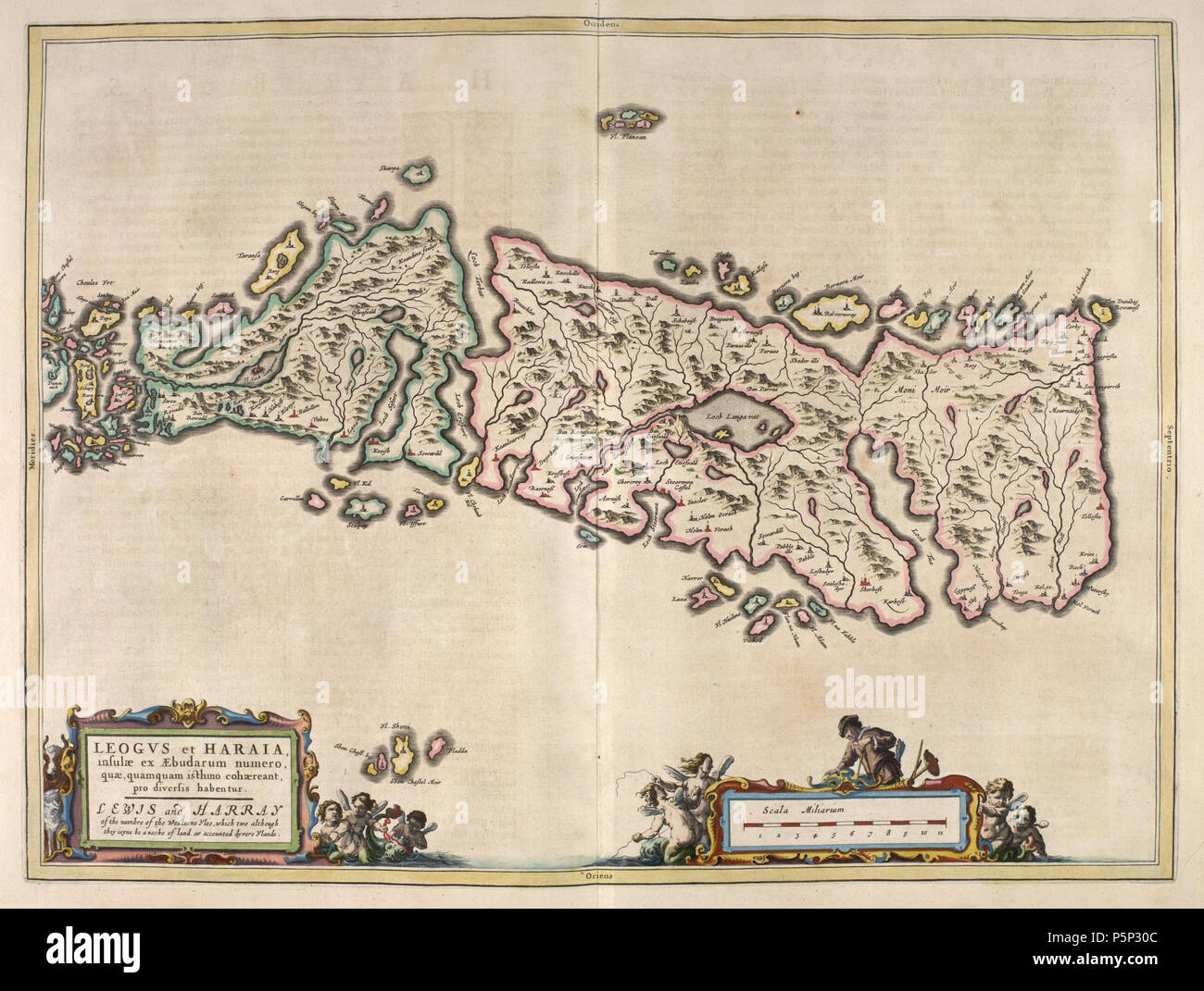 Island lewis and harris map hi-res stock photography and images - Alamy