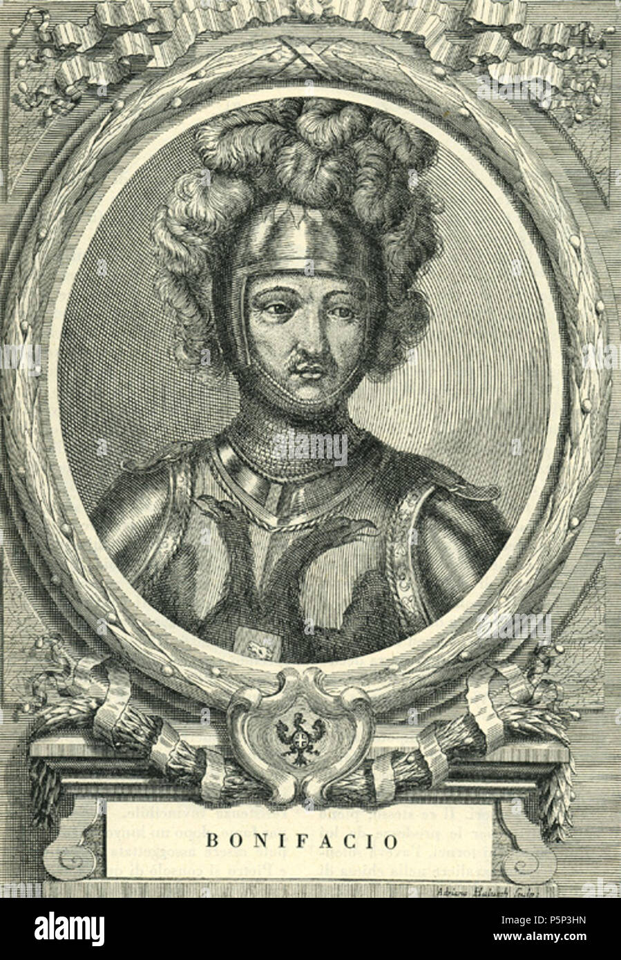N/A. Bonifacio di Savoia (1243-1263) . published in Torino, year 1701 ...