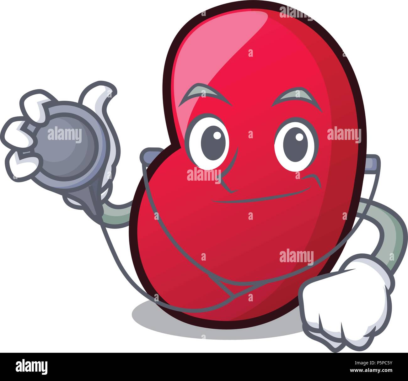 Doctor jelly bean character cartoon Stock Vector Image & Art - Alamy