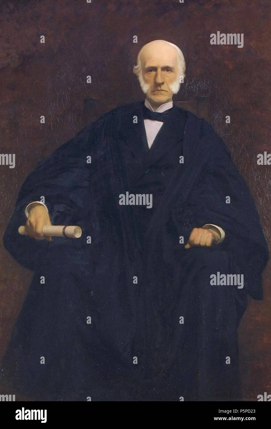 N/A. English: 'Ezekiel Gilman Robinson (1815-1894), oil on canvas ...