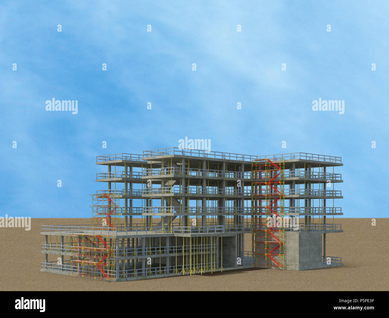 External beams hi-res stock photography and images - Alamy