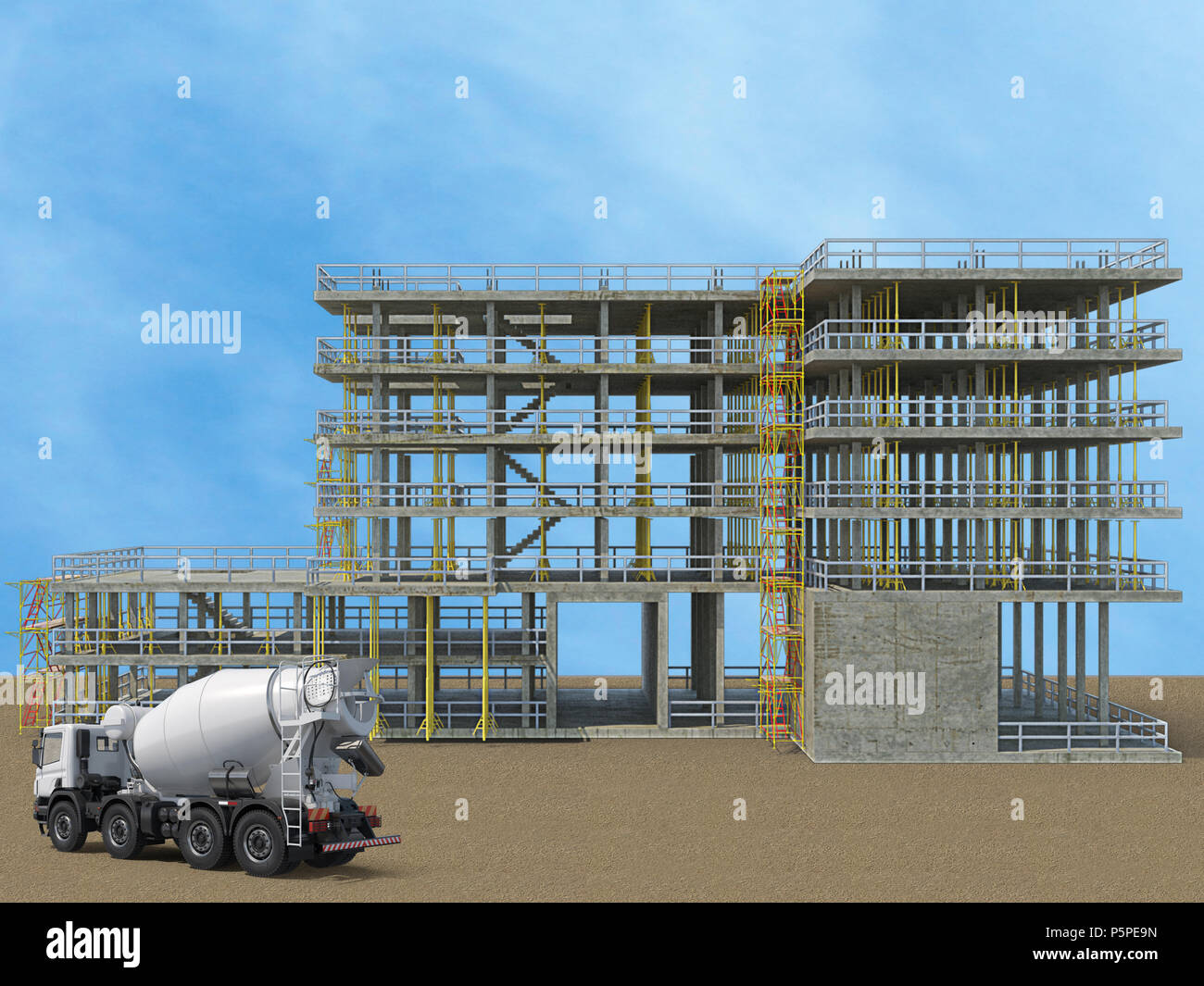 Construction structural design concrete hi-res stock photography and ...