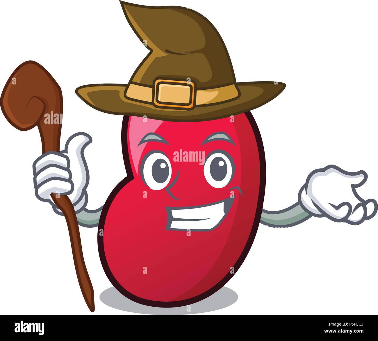 Witch jelly bean mascot cartoon Stock Vector Image & Art - Alamy