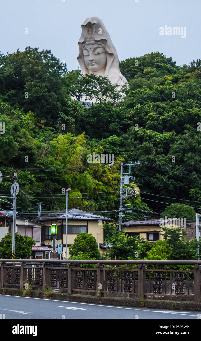 Huge Ofuna Kannon Statue On The Hill High Resolution Stock Photography ...