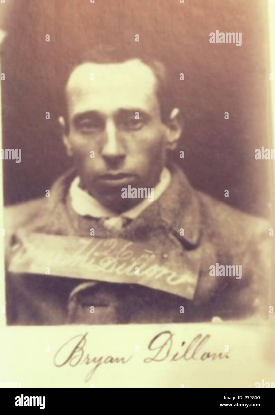 N/A. A mug shot of Brian Dillon. 1866. Photo is more than 150 years old ...