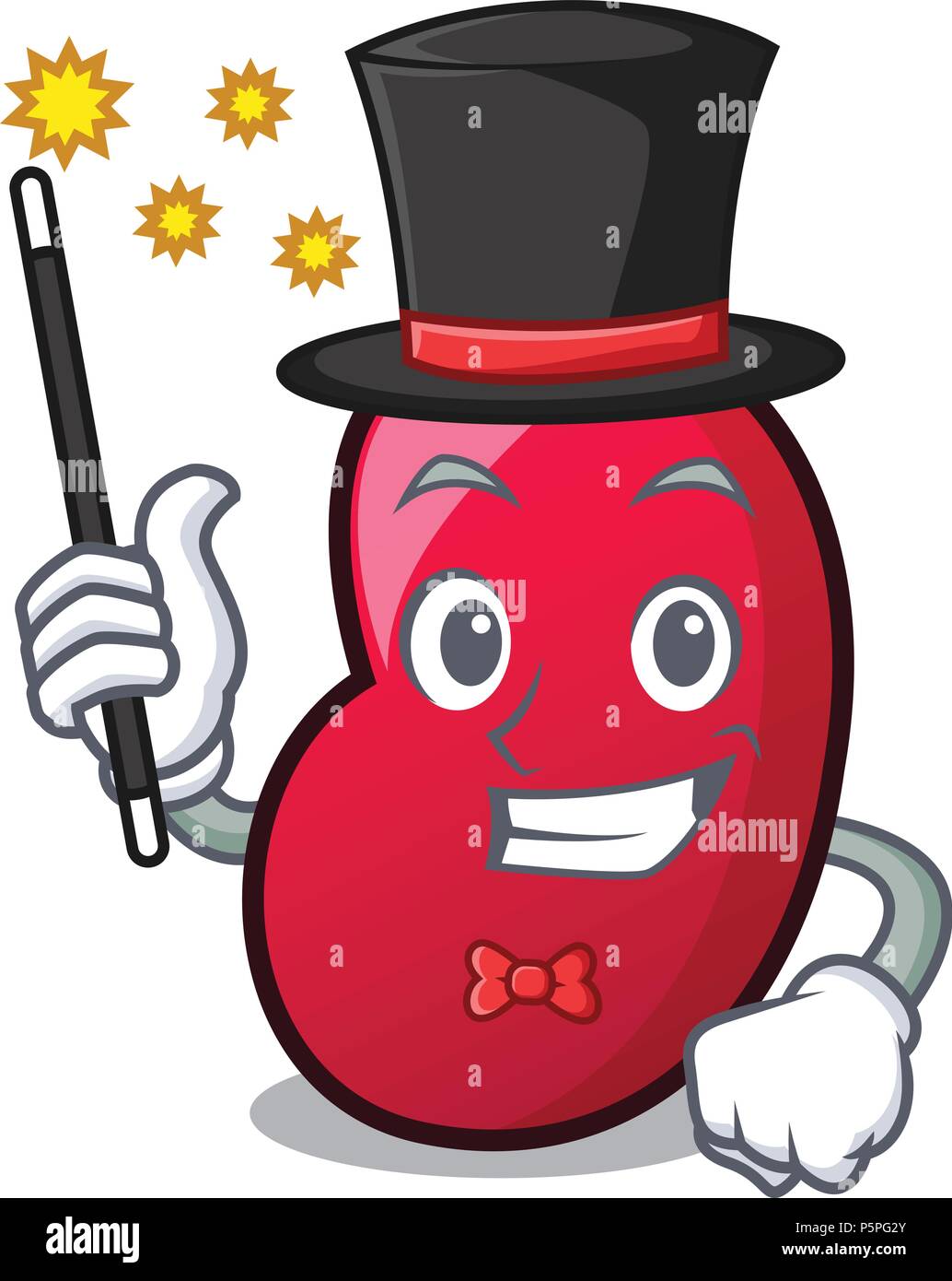 Magician jelly bean mascot cartoon Stock Vector Image & Art - Alamy